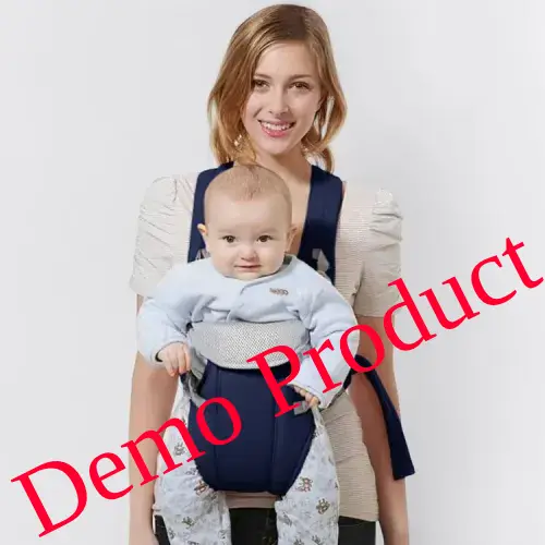 Best Quality Blue Stylish Baby Carrier - Comfortable Carrying Bag with ...